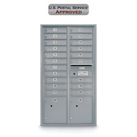 N1029415-20 Door Standard 4C Mailbox with (2) Parcel Lockers