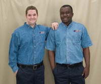 N1032631-USPS Work Clothes Denim Shirt S/S USA, S-2XL